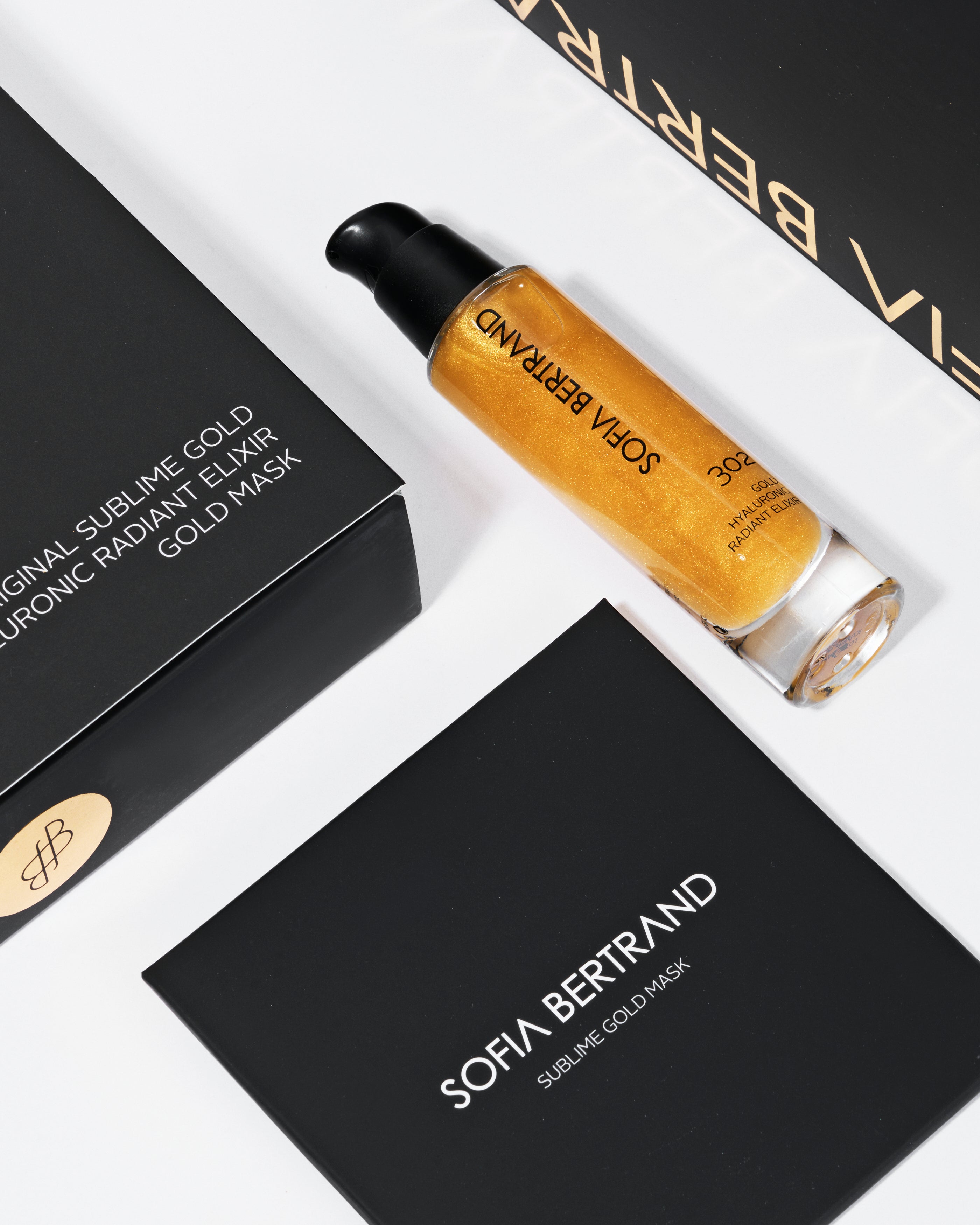 Coffer 302 Gold Hyaluronic Radiant Elixir & Sublime Gold Mask – SOFIA ...